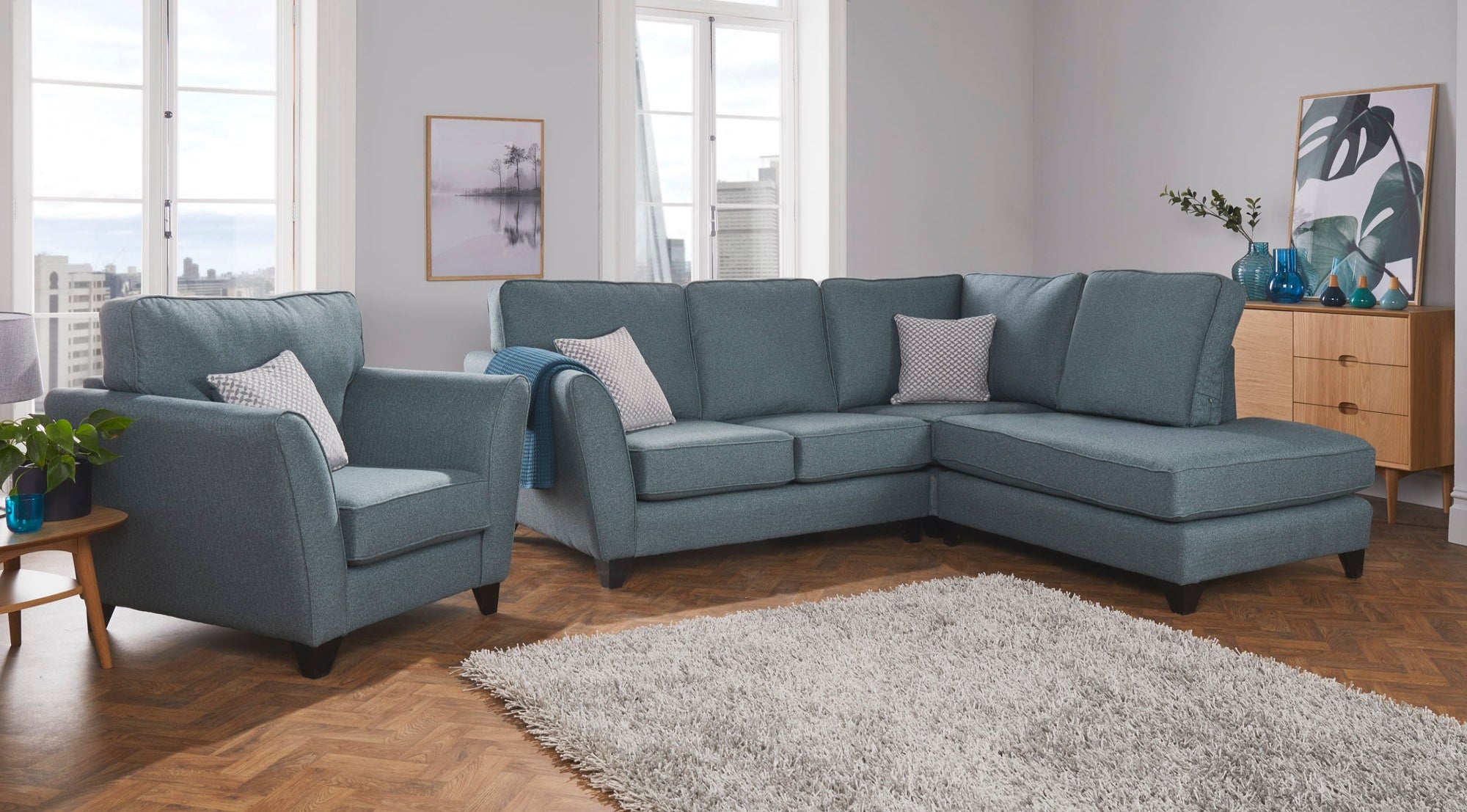 Eclipse Modular Fabric Sofa – Elegant Comfort – One Stop Furniture ...
